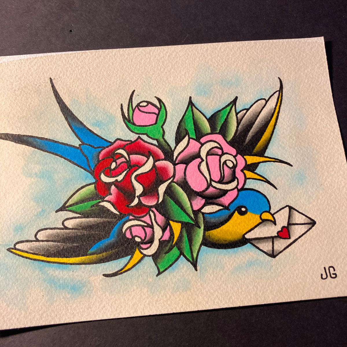 Swallow Painting – Jared Gaines Art