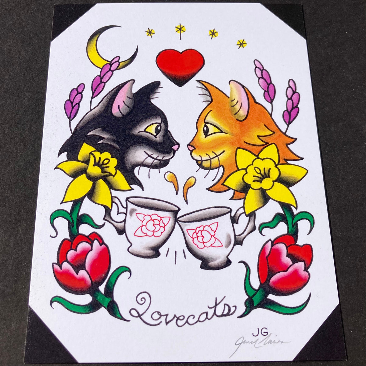 The Cure Tattoo Flash | The Lovecats – Jared Gaines Art