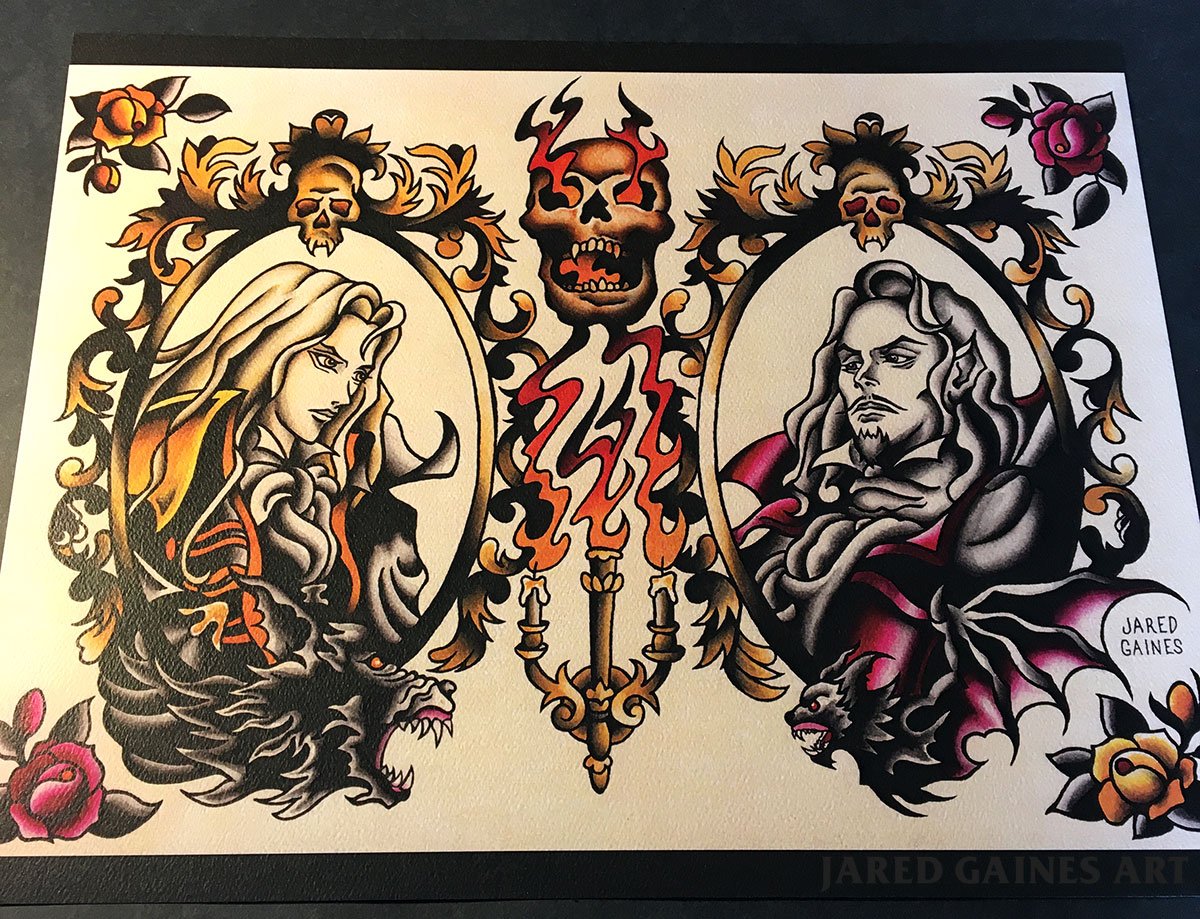 Castlevania tattoos - Bronctattooaus.com