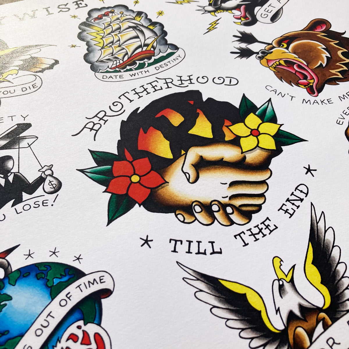 Pennywise - Full Circle Tattoo Flash – Jared Gaines Art